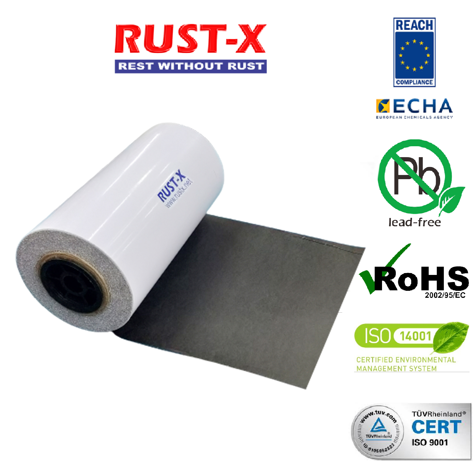 MIL-T-23397B Type 2 Rust-X Grade : VCI Masking Sticker - MILPRF